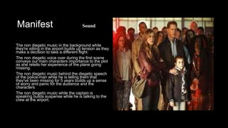 Sci-Fi series Manifest conventions analysis | PPTX