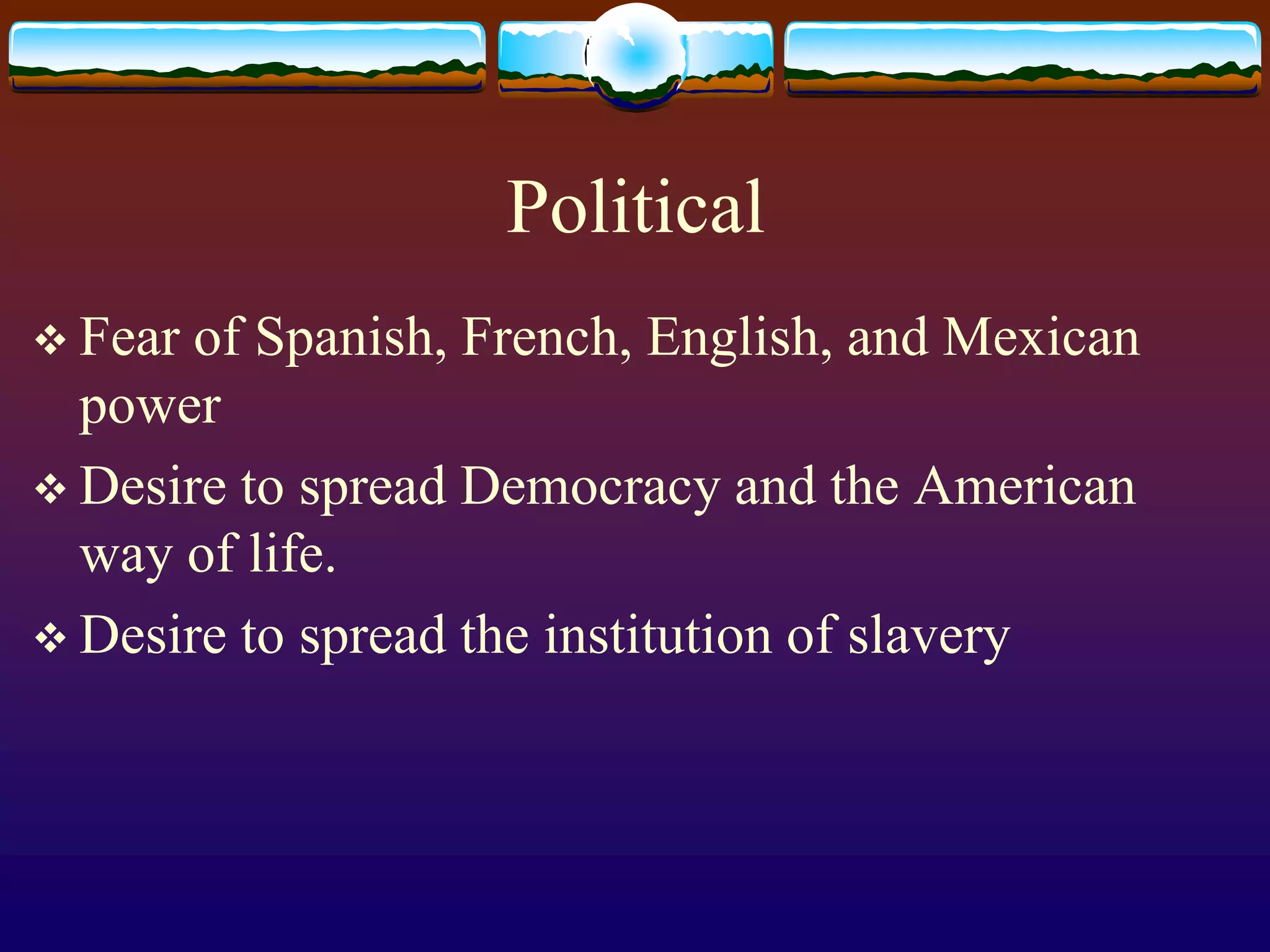 Manifest destiny | PPT