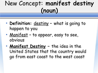 Manifestdestiny | PPT