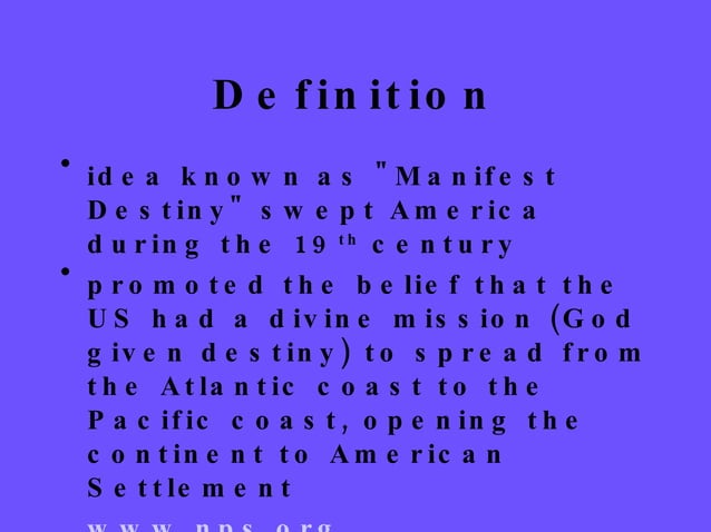 Manifest destiny.ppt