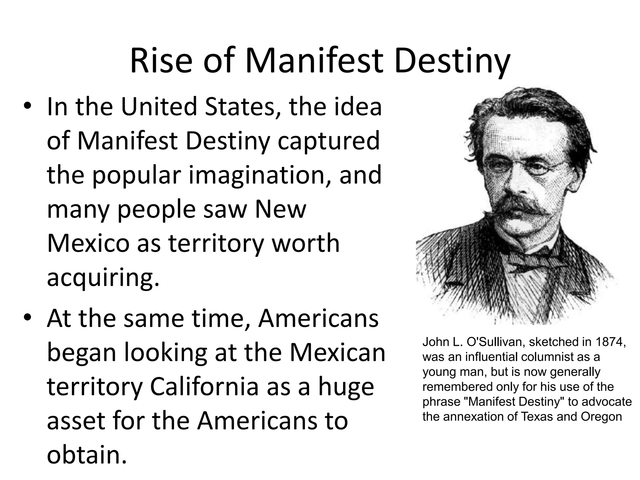 Manifest Destiny and the Mexican American War | PPT