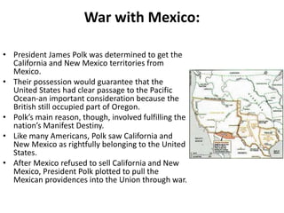 Manifest Destiny and the Mexican American War | PPT