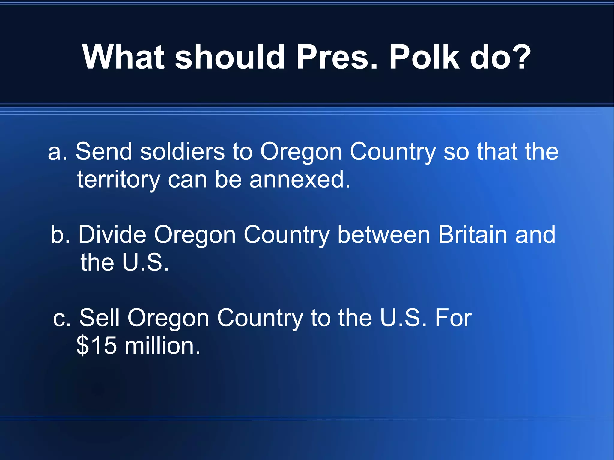 Manifest Destiny Powerpoint | ODP