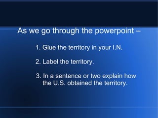 Manifest Destiny Powerpoint | ODP