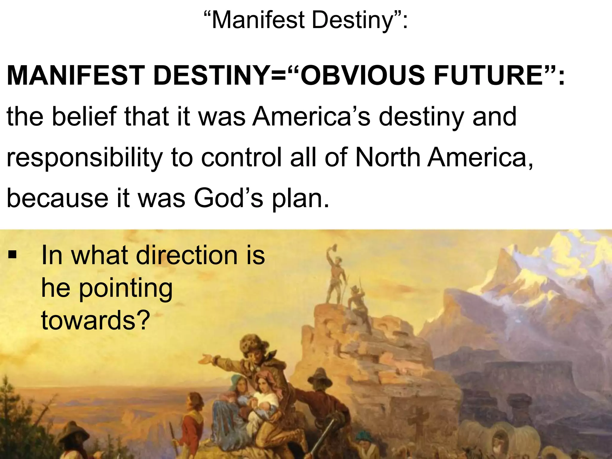 Manifest destiny ppt | PPT