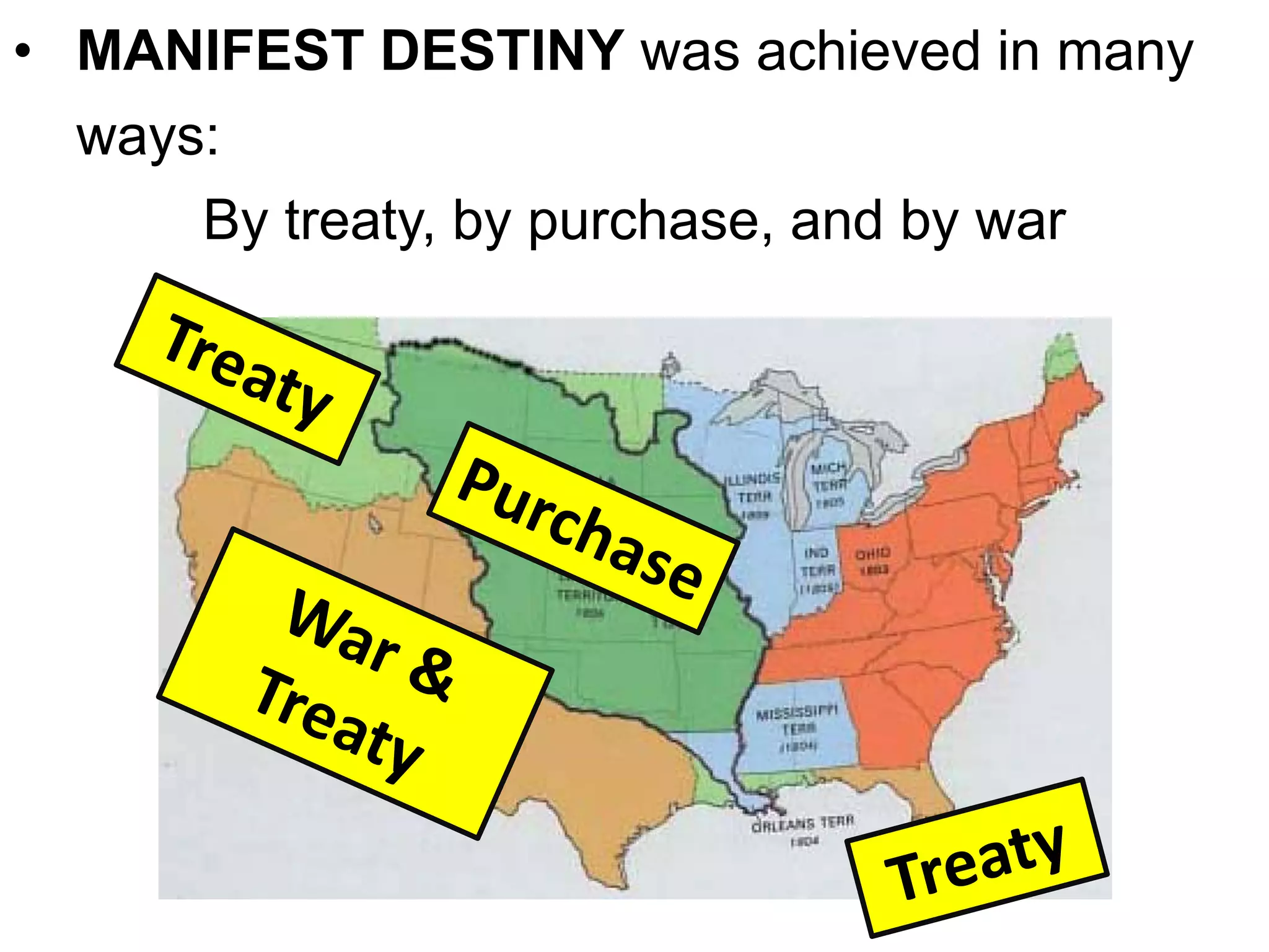 Manifest destiny ppt | PPT