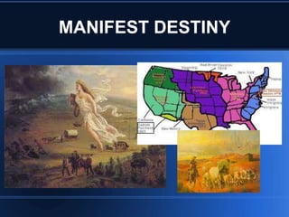 Manifest Destiny Map With Trails