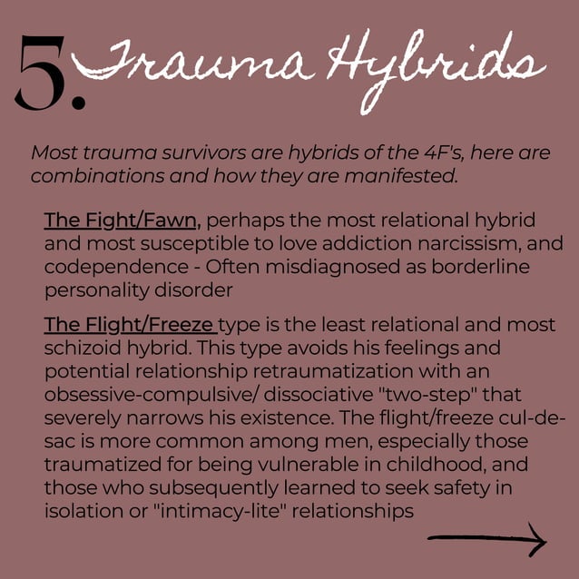 The 5 Trauma Responses | PDF