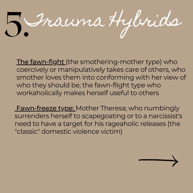 The 5 Trauma Responses | PDF