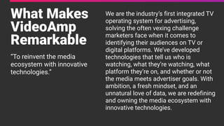 VideoAmp Culture Manifesto | PPT