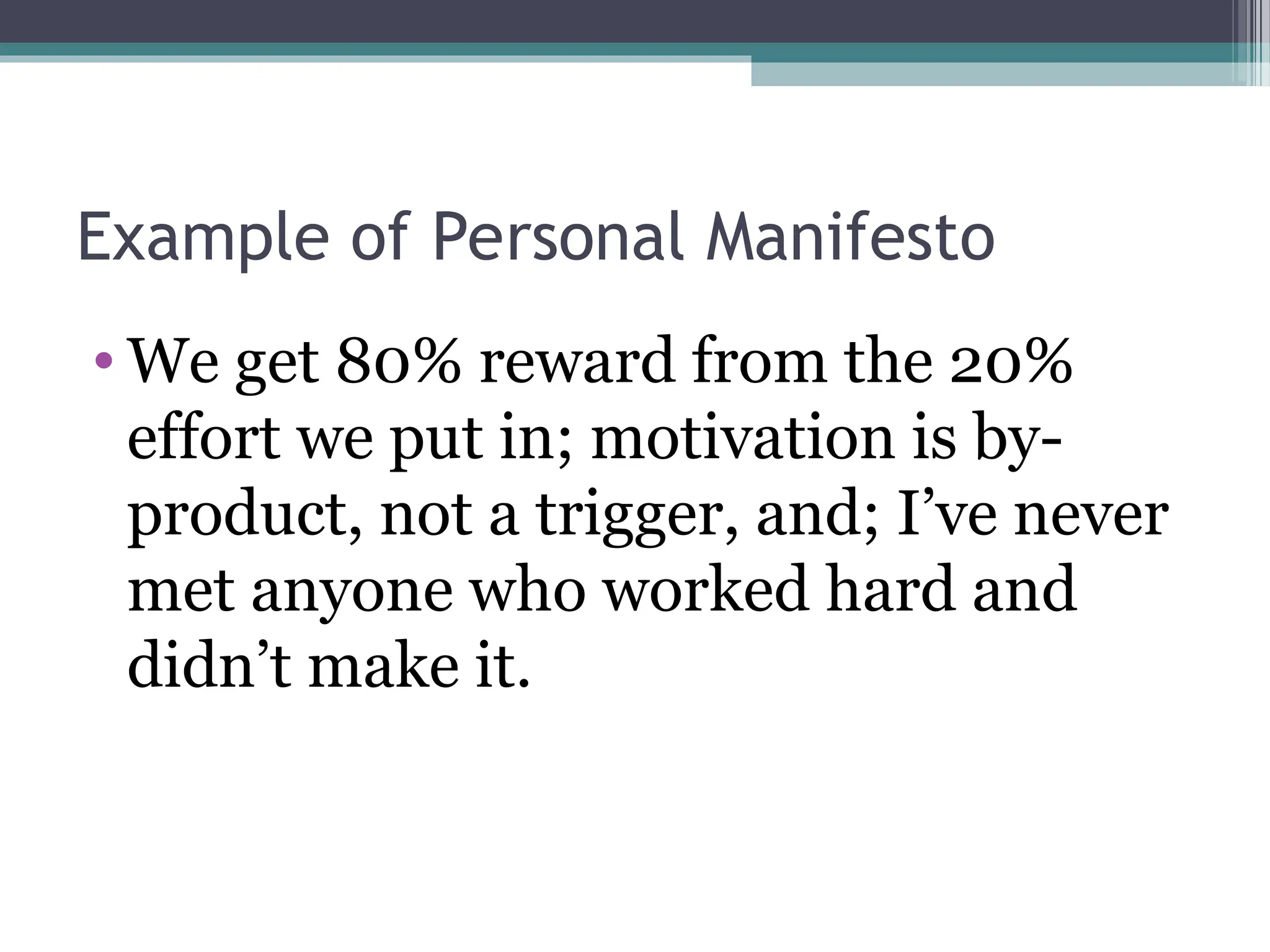 Manifesto in English for Academic and Professional Purposes | PPT