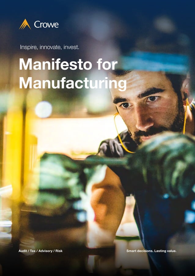 Manifesto for Manufacturing 2024 UK Manufacturers | PDF