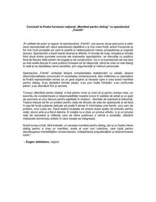 Manifestul pentru dialog 2017 | PDF