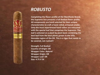 Manifiesto Cigars | PPTX