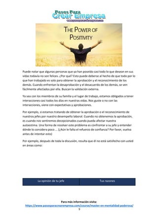 Manifiesto de tu fuerza interior | PDF