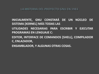MANIFIESTO GNU | PPT