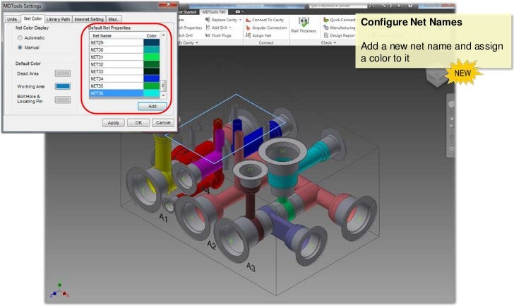 Manifold Design with MDTools 740 What's New