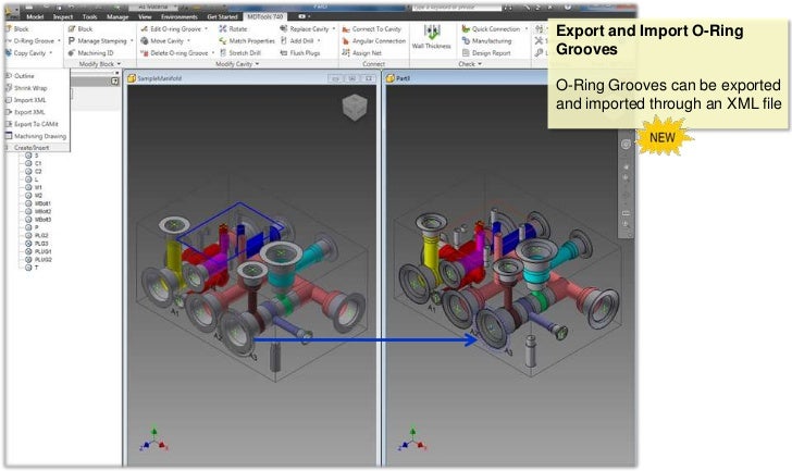 Manifold Design with MDTools 740 What's New