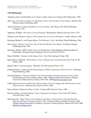 Manifold breathing | PDF