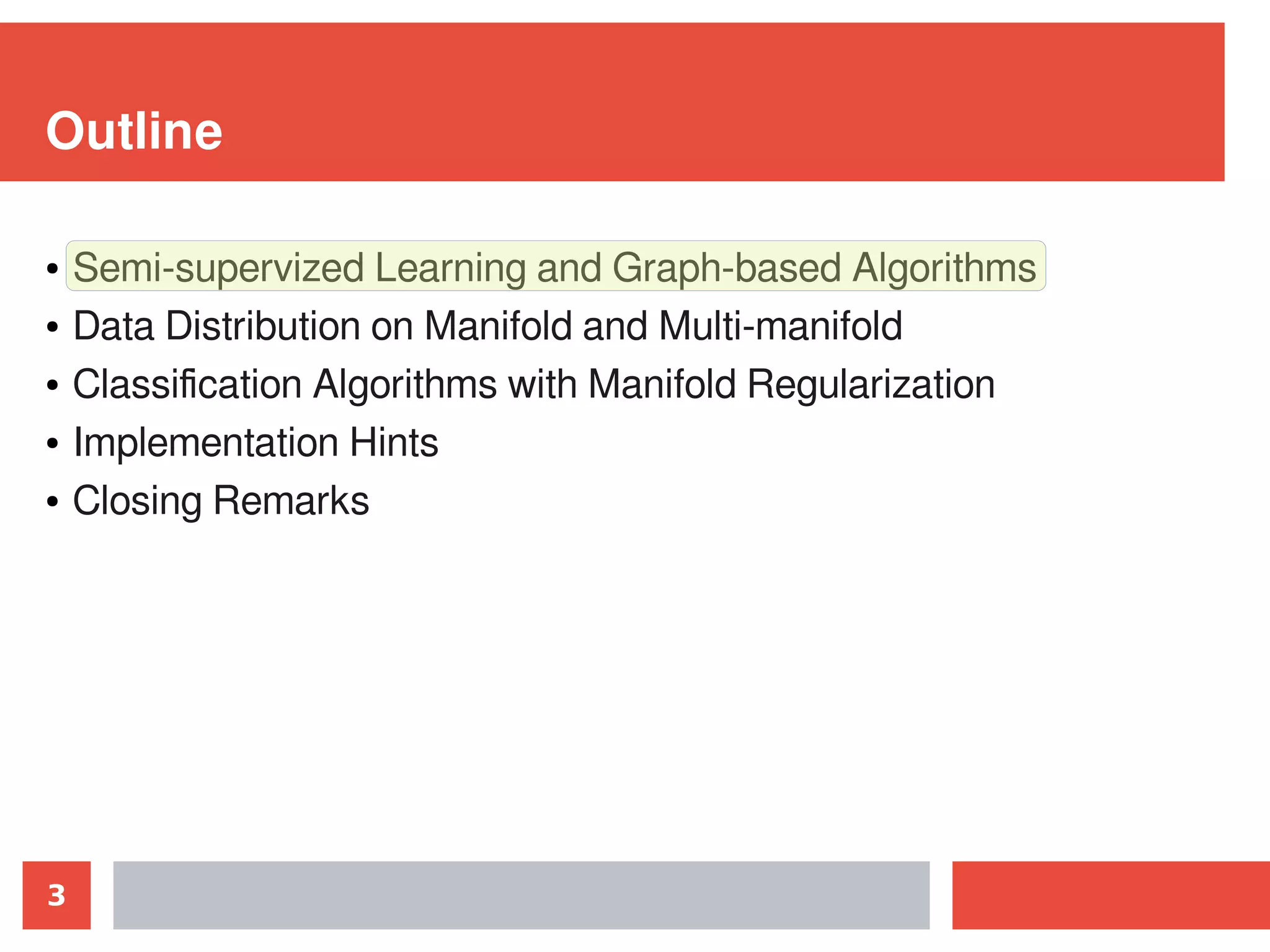 NODES 2020 extended - Manifolds in semi-supervised learning | PPT