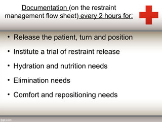 physical restrain in ICU | PPT