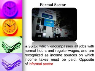 informal sector | PPTX