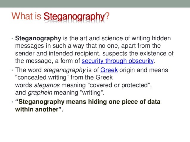 steganography