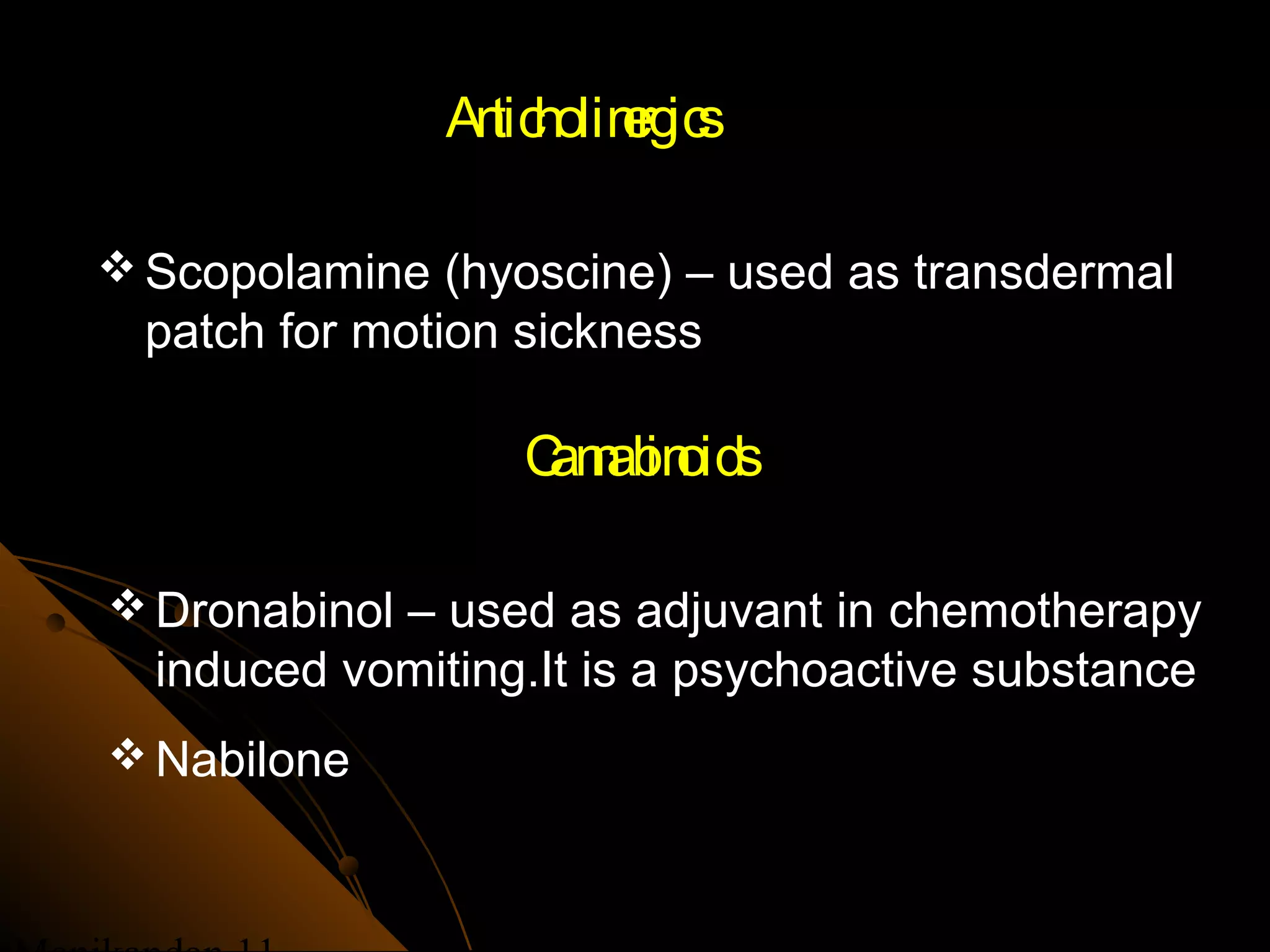 Manikandan antiemetics (1) | PPT