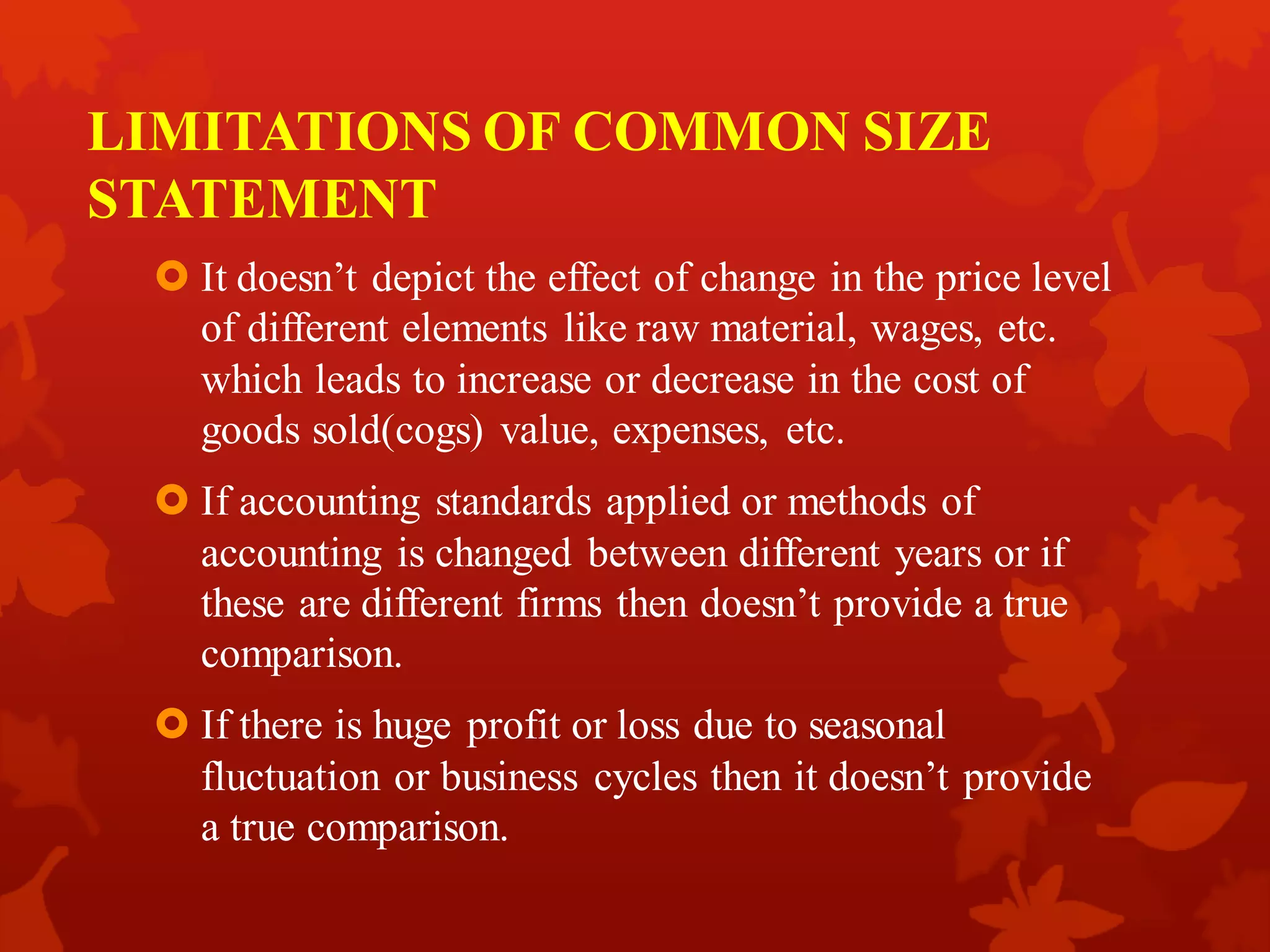 common size statement analysis pdf by Manikanta | PDF