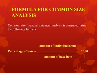 common size statement analysis pdf by Manikanta | PDF