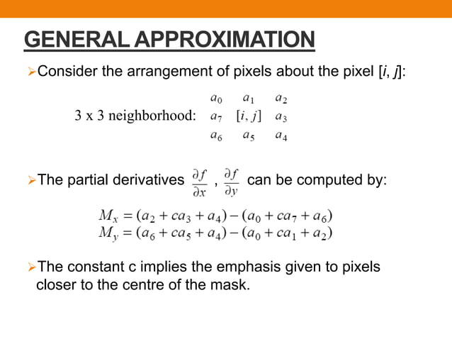 Edge Detection algorithm and code | PPTX | 3-D Graphics | Computer ...