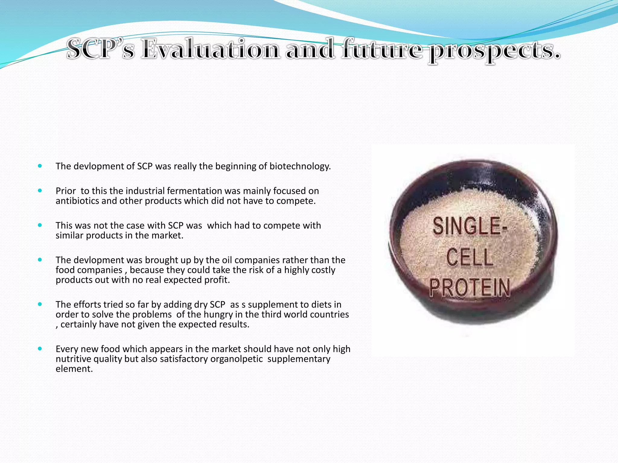 single cell proteins (SCP) | PPTX