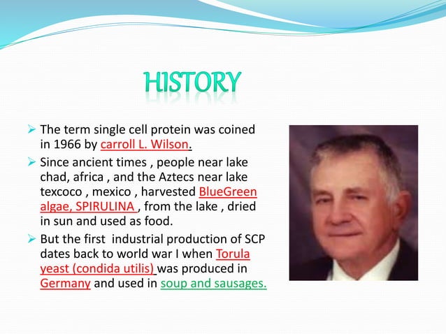 single cell proteins (SCP) | PPT