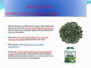 single cell proteins (SCP) | PPTX