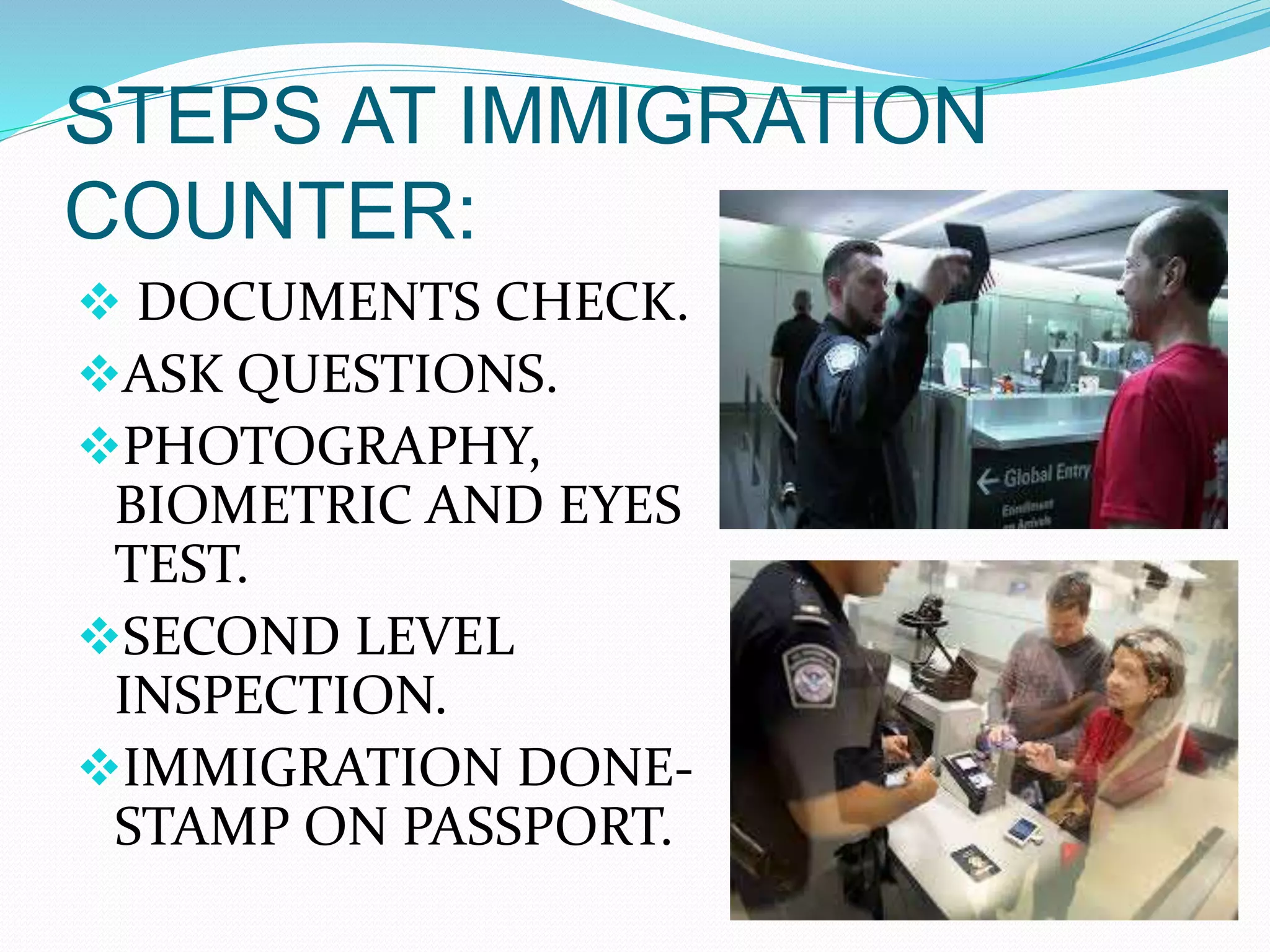 IMMIGRATION FORMALATIES | PPTX