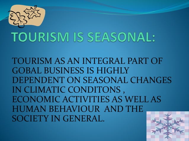 CHARACTERISTICS OF TOURISM | PPTX