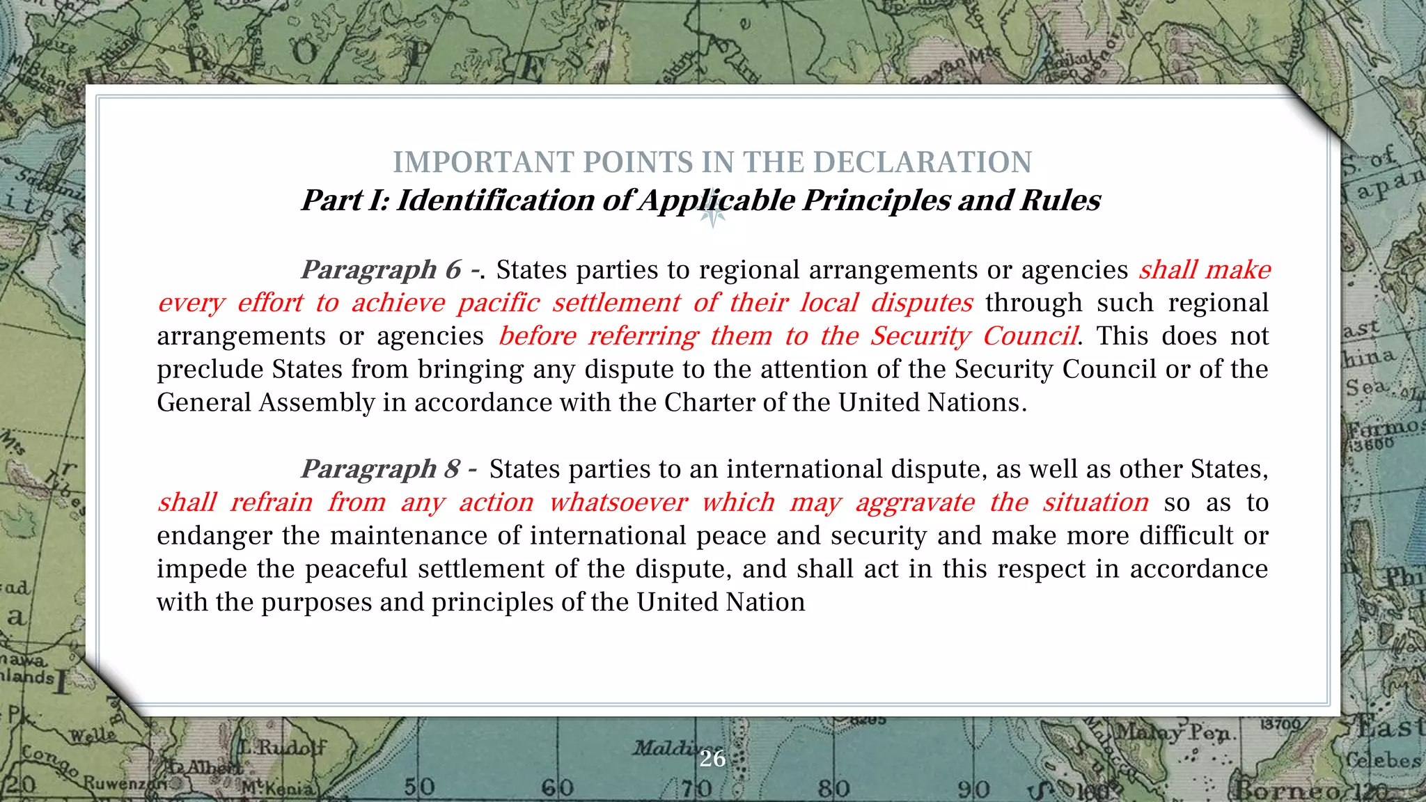 HISTORICAL OF MANILA DECLARATION 1982 | PPTX