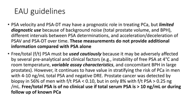 Role of Prostate Health Index in the changing landscape of prostate ...