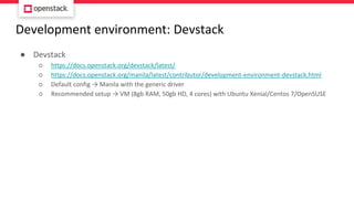 Manila project onboarding - OpenStack Summit/Forum Sydney 2017 | PPTX