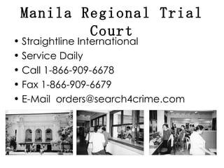 Manila Court Slideshow | PPT