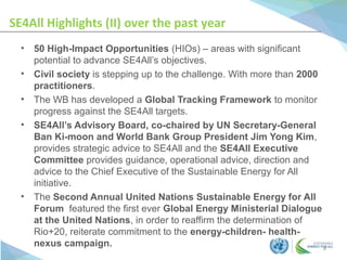 Sustainable Energy for All Overview | PPT