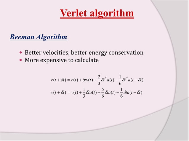 Molecular Simulation Techniques Pptx