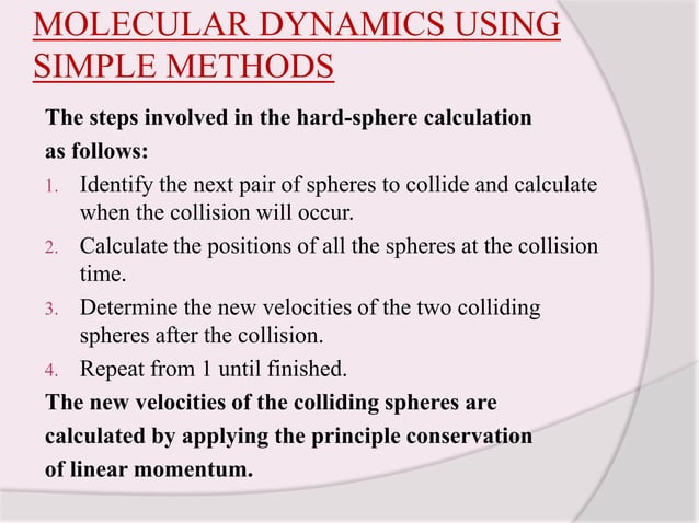 Molecular Simulation Techniques Pptx