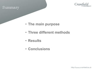 Msc Thesis - Presentation | PPT
