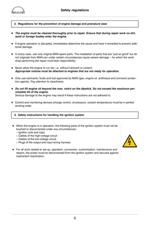 Man industrial gas engine e 2842 e 312 service repair manual | PDF