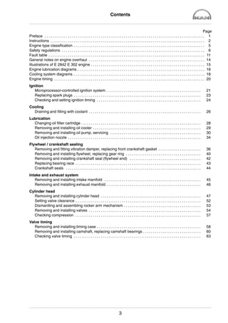 Man industrial gas engine e 2842 e 312 service repair manual | PDF