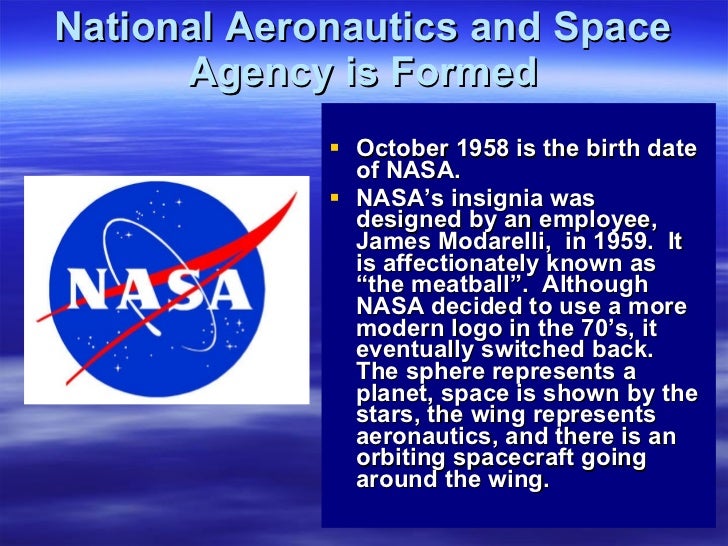 1958 Nasa Formed