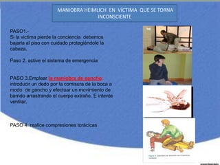 Maniobra de hemlich | PPTX