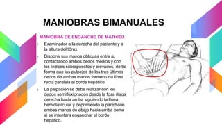 Maniobras abdomen 3 rotacion | PPTX
