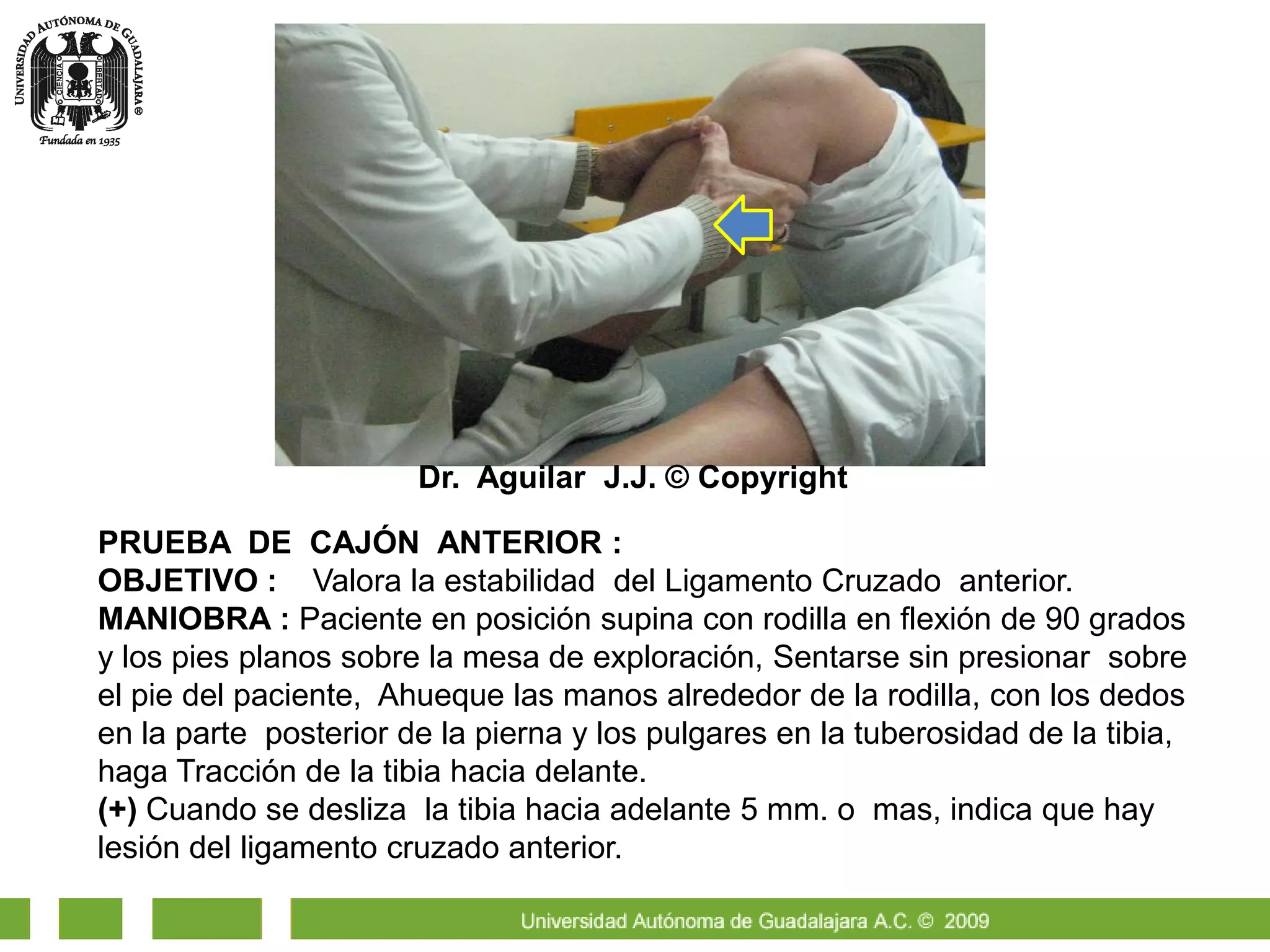 Maniobras de la Exploracion Fisica - UAG MX, Ortopedia y Traumatologia ...